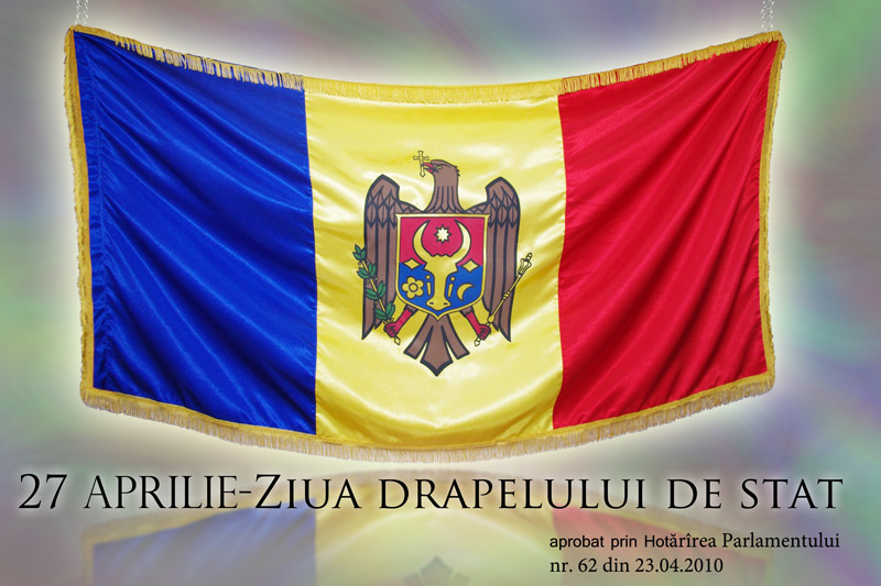 Astăzi sărbătorim Ziua Drapelului de Stat al Republicii Moldova ...